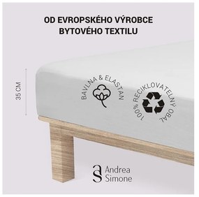 Andrea Simone Jersey Lycra prostěradlo Andrea Simone boxspring - Northerm Droplet (14-4104) 180 x 200