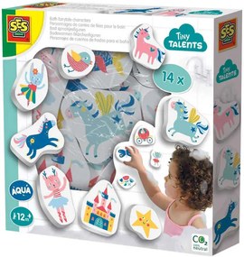 SES CREATIVE Baby vodolepky pěnové pohádkové postavy set 14ks v krabici 13079