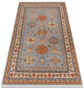 Koberec KESHAN Fredzle, rámků orientální 7683/53544 béž / modrý