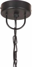Industriální závěsné svítidlo 25 W černé kulaté 30 cm E27 320536