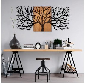 Asir Nástěnná dekorace 150x70 cm strom dřevo/kov 899SKL2314