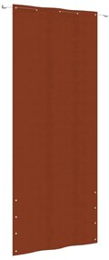 vidaXL Balkónová zástěna terakota 100 x 240 cm oxfordská látka