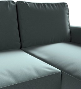 Potah na pohovku IKEA Backabro rozkládací se šezlongem barva zelená látka sametová