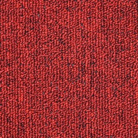 Schodové rohože 20 ks 56 x 17 x 3 cm červené půlkulaté 3365786