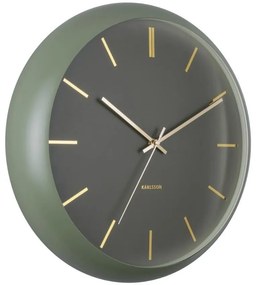 OnaDnes -20% Time for home Zeleno-zlaté nástěnné hodiny Belene Ø 40 cm