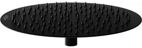 Mexen sprchová nerezová hlavice Round 25 cm, černá, 79225-70