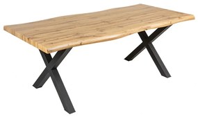 Massive home | Jídelní stůl WILD 160 cm  masiv divoký dub  přírodní