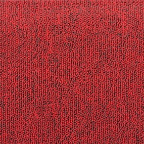 Schodové rohože 30 ks 65 x 24 x 4 cm červené půlkulaté velké 3365754