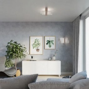 Stropní svítidlo SOLLUX Feniks 2 E27 2x60W bez zdroje SL.0076 přírodní dřevo