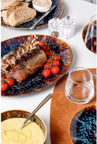 Hnědá porcelánová miska Resto – BonBistro