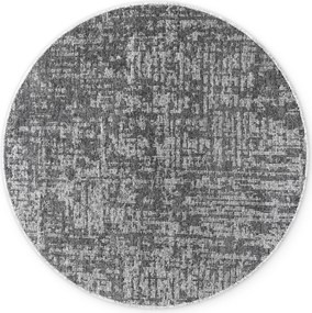 ELLE Decoration, Kusový koberec Brilliance Prisma 106310 Silver Grey z kolekce Elle kruh, 200x200 (průměr) kruh, šedá, ložnice