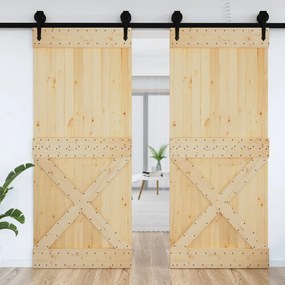 Dveře NARVIK 95 x 210 cm masivní borové dřevo - Default Title