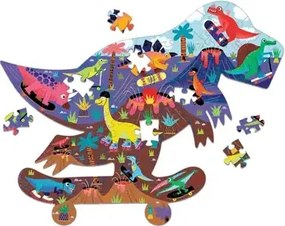 Mudpuppy Puzzle Jurský skatepark / 75 dílů / od 7 let