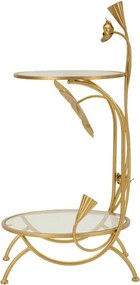 Designový odkládací stolek Haunani 40 cm zlatý