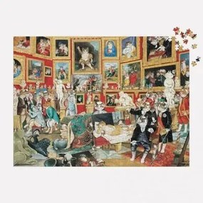 Galison Puzzle Tribuna Uffizi s kočkami / 1500 dílků / od 8 let