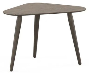 Odkládací stolek Play Organic z dubového masivu- Ø52 Rozměry:: 52x44cm, typ dřeva:: tmavý dub