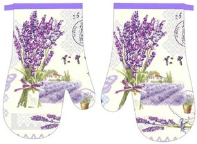 Chňapka lavendule 2ks magnet s/0662 68053
