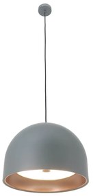 Klausen 113006 - Lustr na lanku GRAVITY 3xE27/7W/230V šedá 113006