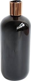 Dávkovač na mýdlo 500 ml černý s černo-zlatým DISC TOP BELA