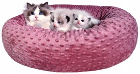 BBL Pelíšek pro psa / kočku minky růžový - 55 x 55 cm