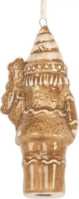 Závěsná ozdoba perníkový Louskáček Gingerbread Cott - 6*4*11 cm