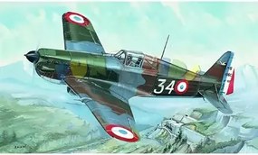 SMĚR Plastikový model Morane Saulnier MS 406 / Letadlo / 1:72 / 11x14,
