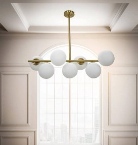 Stropní lampa se 7 koulemi GLAMY