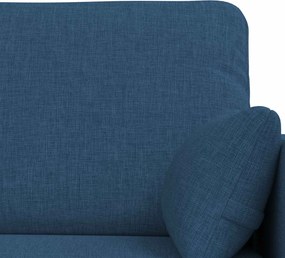 Set pohovek 2 ks Modrá textil 3407499