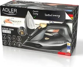 Adler AD 5038 černá / Žehlička / napařovací / keramická žehlicí plocha