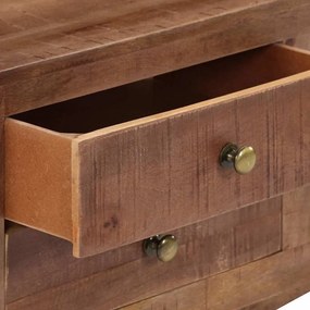 TV stolek 110 x 30 x 40 cm hrubé mangovníkové dřevo 328303