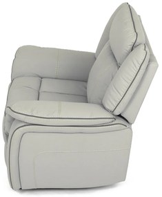 AUTRONIC TV a relaxační křeslo s elektrickým ovládáním, potah ekokůže v odstínu lanýž TV-4119 LAN