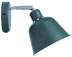 Nástěnná lampa Carpenter tmavě zelená