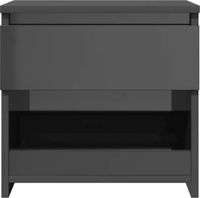 vidaXL Noční stolky 2 ks 40 x 30 x 39 cm kompozitní dřevo [803460] Barva: Černá