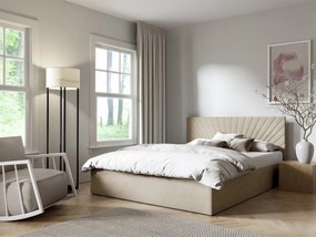 Eka Čalouněná postel AFRODITE 90x200 cm Barva látky Trinity: Světle modrá (Trinity 2322), Úložný prostor: Bez úložného prostoru