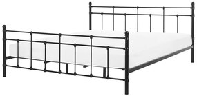 Černá kovová postel 180x200 cm LYNX Beliani