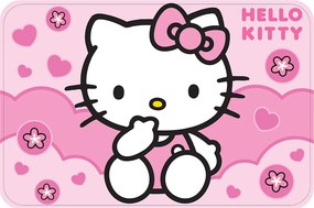 Dětská protiskluzová předložka Hello Kitty Růžová