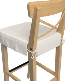 Sedák na židli IKEA Ingolf - barová barva béžová látka pletený vzor