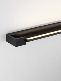 LED černá svítilna na zeď Arga 17W