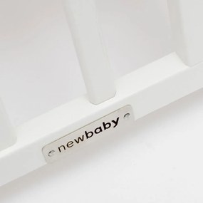 NEW BABY Dětská postýlka New Baby POLLY bílo-šedá