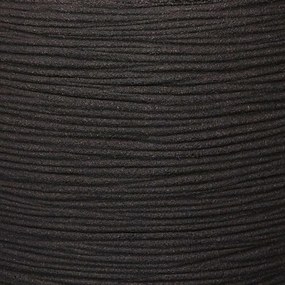 Capi Květináč Nature Rib čtvercový 40 x 40 cm KOFI903 [424205] Barva: Černá
