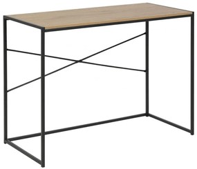 Design scandinavia Pracovní stůl Seaford, 100 cm, MDF, přírodní