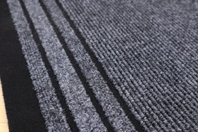 Spoltex, Protiskluzový běhoun na míru Rekord 802 šedá, šíře 100 cm, šedá, chodba / předsíň