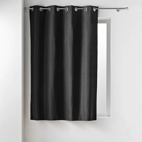 Černý termo/dimout závěs z mikrovlákna 135x180 cm Micropolar – douceur d'intérieur