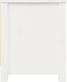 vidaXL Lavice s botníkem 110 x 38 x 45,5 cm masivní borovice [813775] Barva: Přírodní