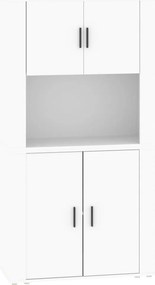 Skříň highboard bílá kompozitní dřevo 3185351