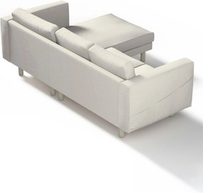 Potah na pohovku IKEA Norsborg 3-místná se šezlongem barva šedá