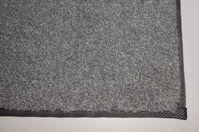Lano, Kusový koberec Supersoft s bordurou 840 sv. šedý, 200x290, šedá, chodba / předsíň