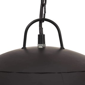 Industriální závěsné svítidlo 25 W černé kulaté 41 cm E27 320543