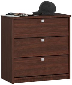 3 křídlový botník MINI 60 cm, wenge
