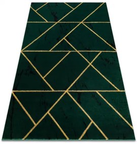 Dywany Luszczow Kusový koberec EMERALD EXCLUSIVE 1012 geometrický, mramor lahvově zelená / zlato Rozměr koberce: 120 x 170 cm